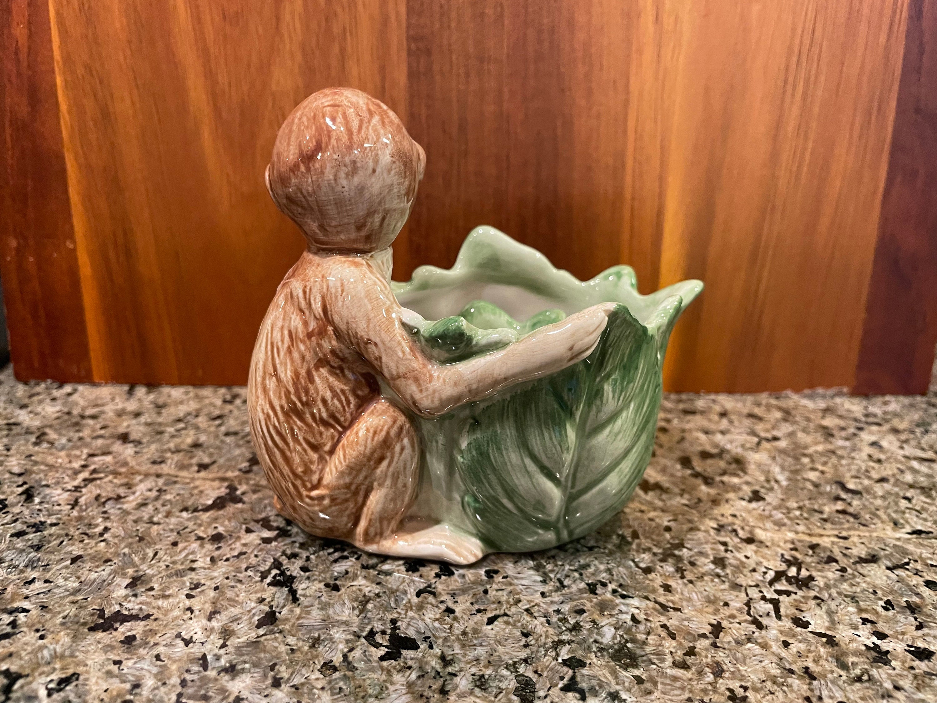 Vintage Fitz and Floyd Rainforest Monkey Candleholder - Etsy