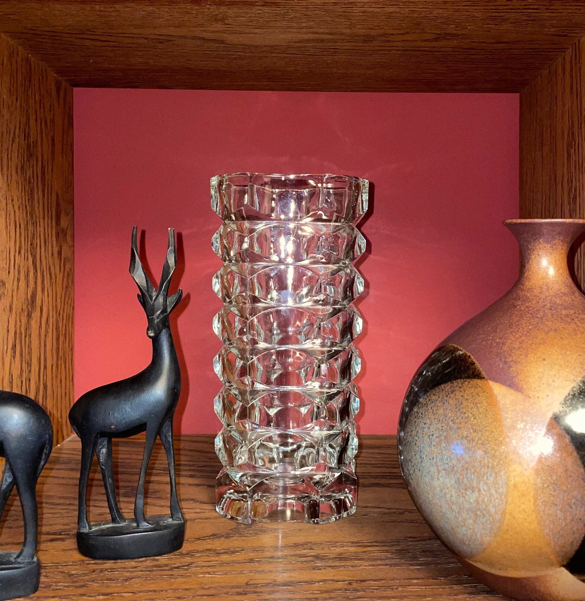 J.G. Durand Large Crystal Windsor Vase for Luminarc, France, 1970's - Etsy