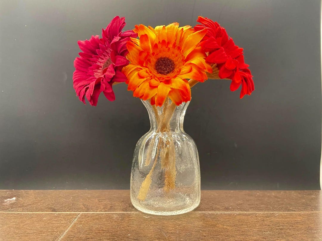 Two's Company Handblown Glass Sack Vase Bud Vase, 4" - Etsy