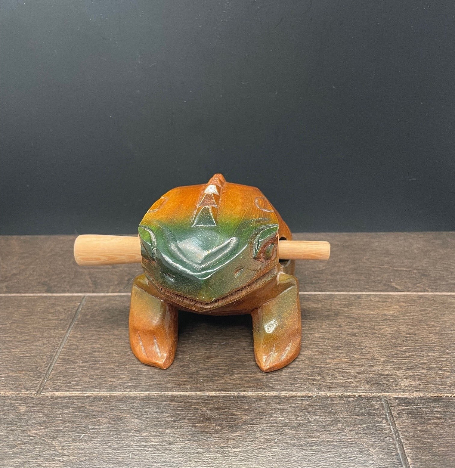 Guiro Rasp Hand Carved Frog Percussion Instrument - Etsy