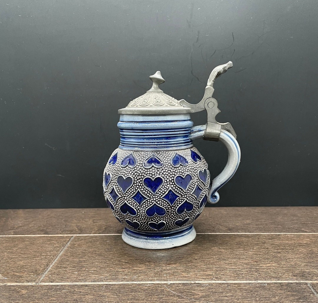 Antique German Merkelbach & Wick Stoneware Beer Stein - Amazing and ...