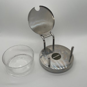 Alessi Stainless Steel & Glass Parmesan Cheese Cellar, MCM Ettore ...