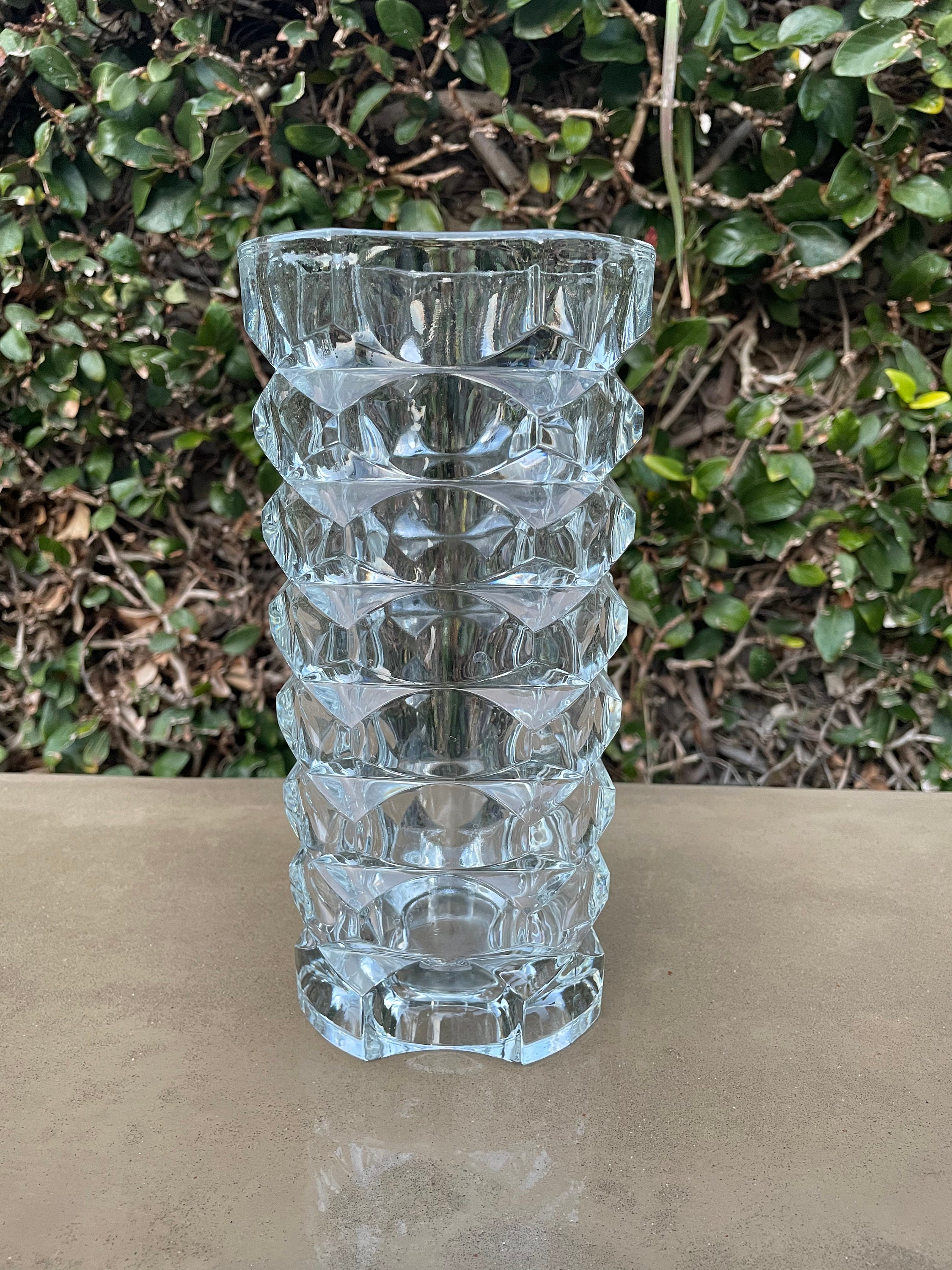 J.G. Durand Large Crystal Windsor Vase for Luminarc, France, 1970's - Etsy