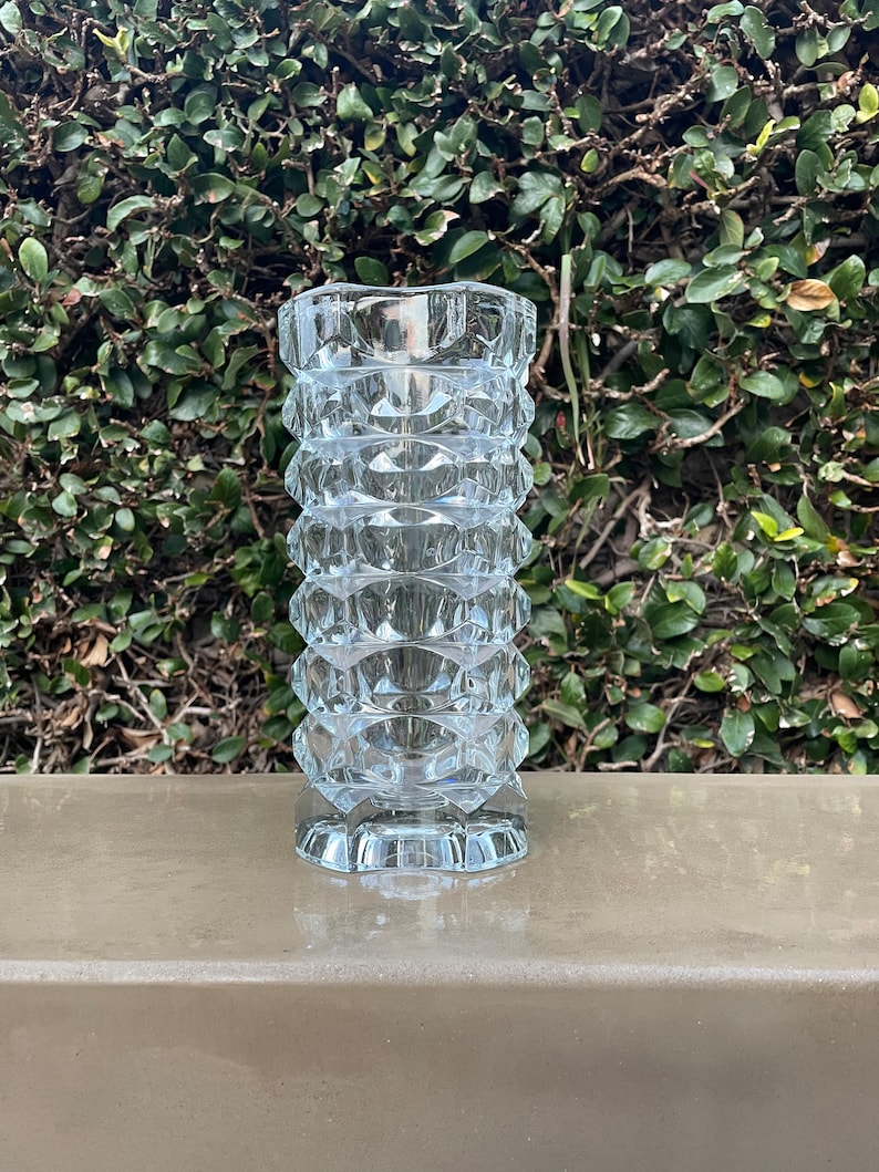 J.G. Durand Large Crystal Windsor Vase for Luminarc, France, 1970's - Etsy