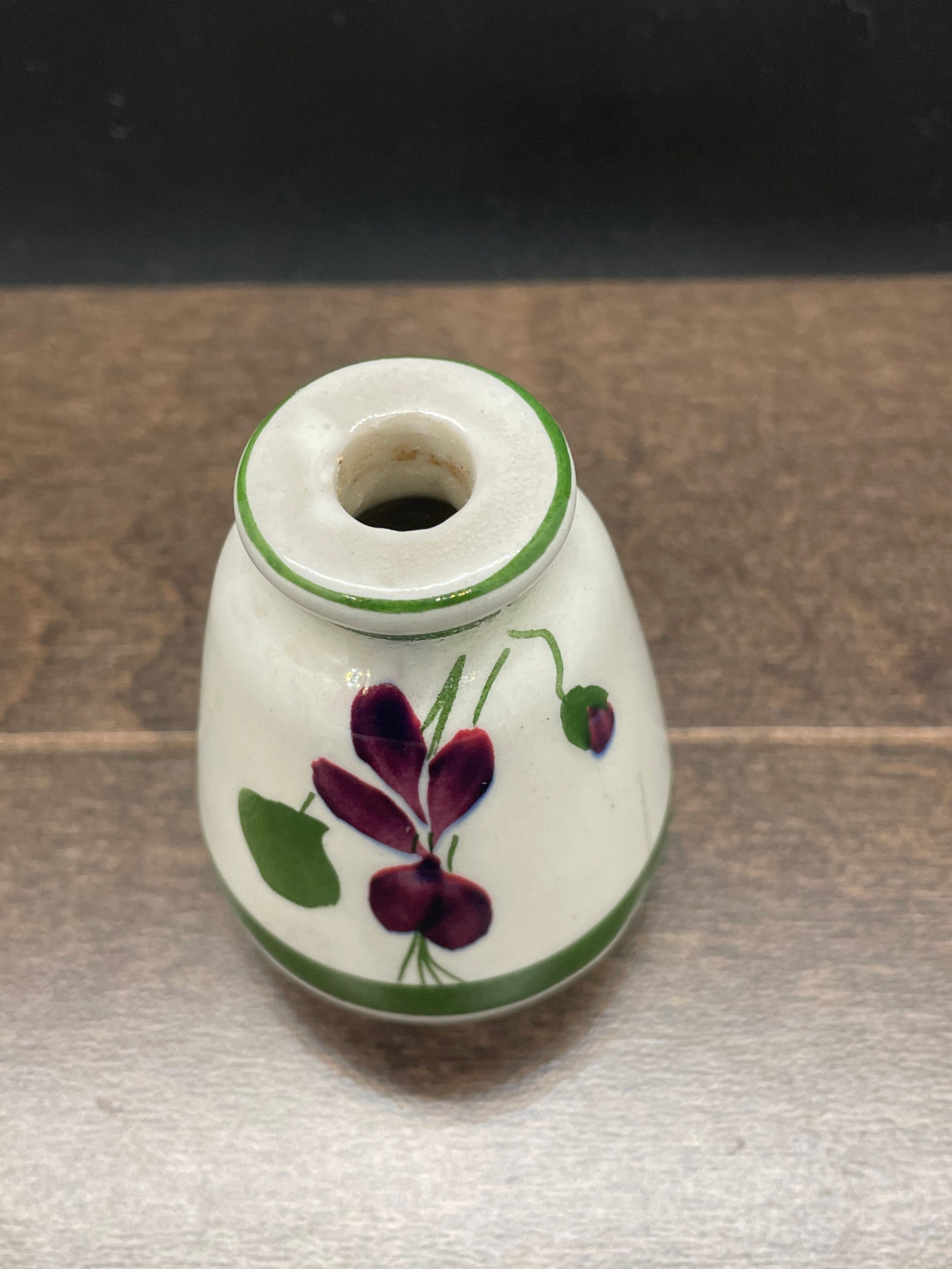 Vintage Devon Iris Ceramic Perfume Bottle - Etsy