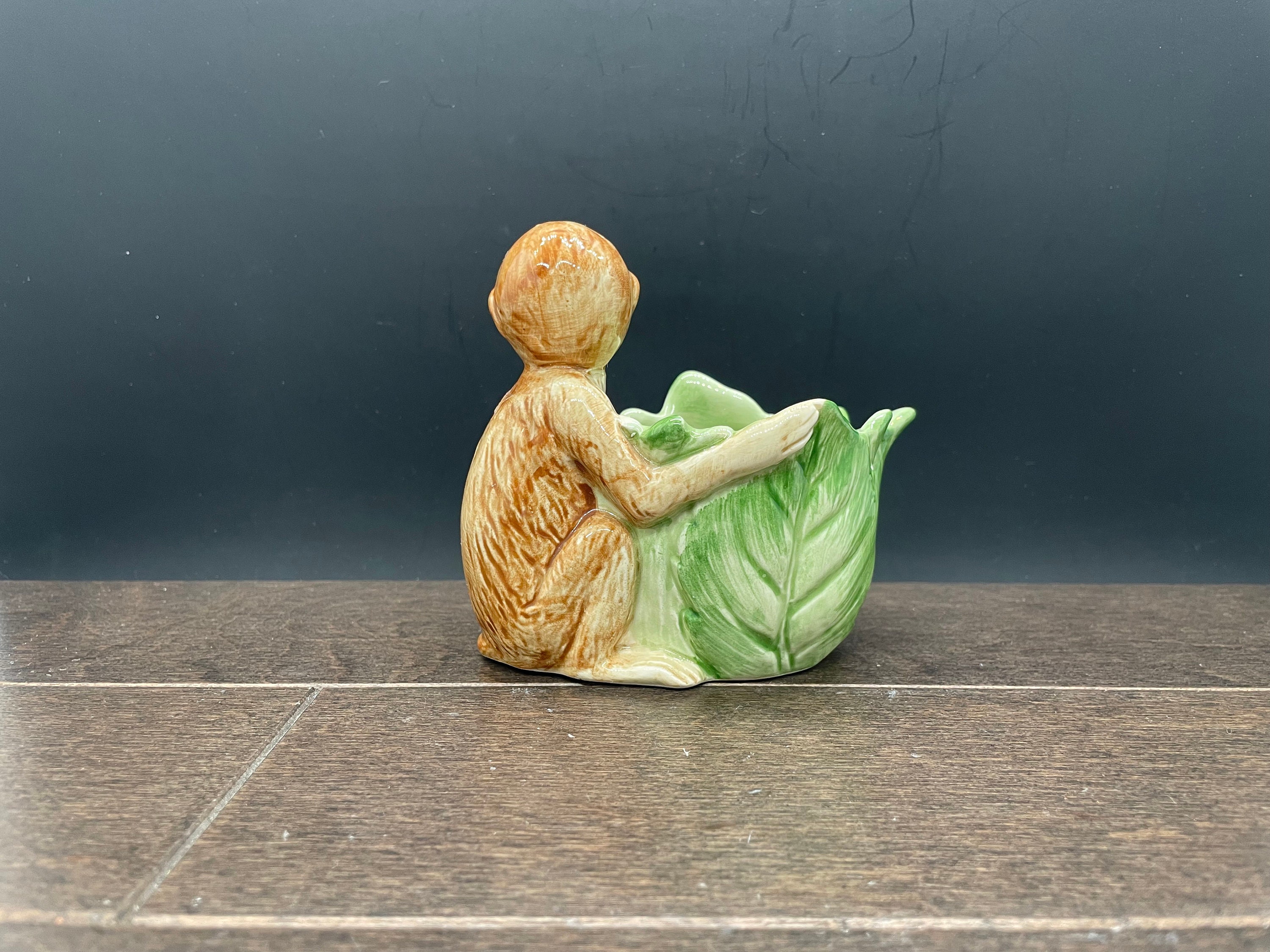 Vintage Fitz and Floyd Rainforest Monkey Candleholder - Etsy