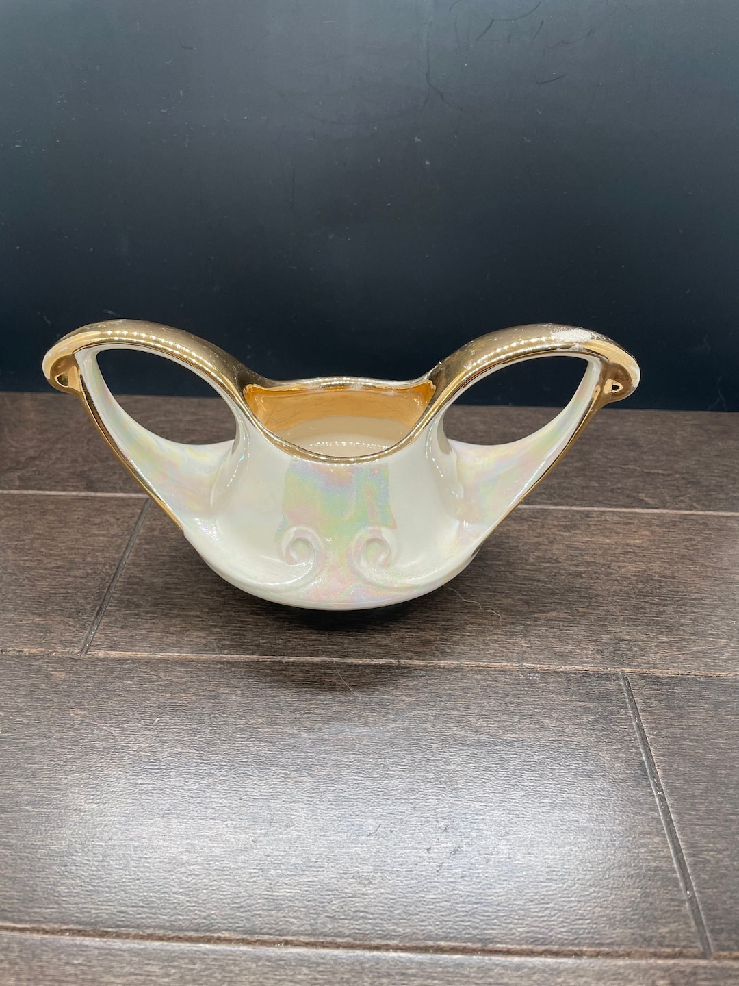 Pearl China Co. Lusterware Sugar Bowl With 22k Gold Trim, MCM - Etsy