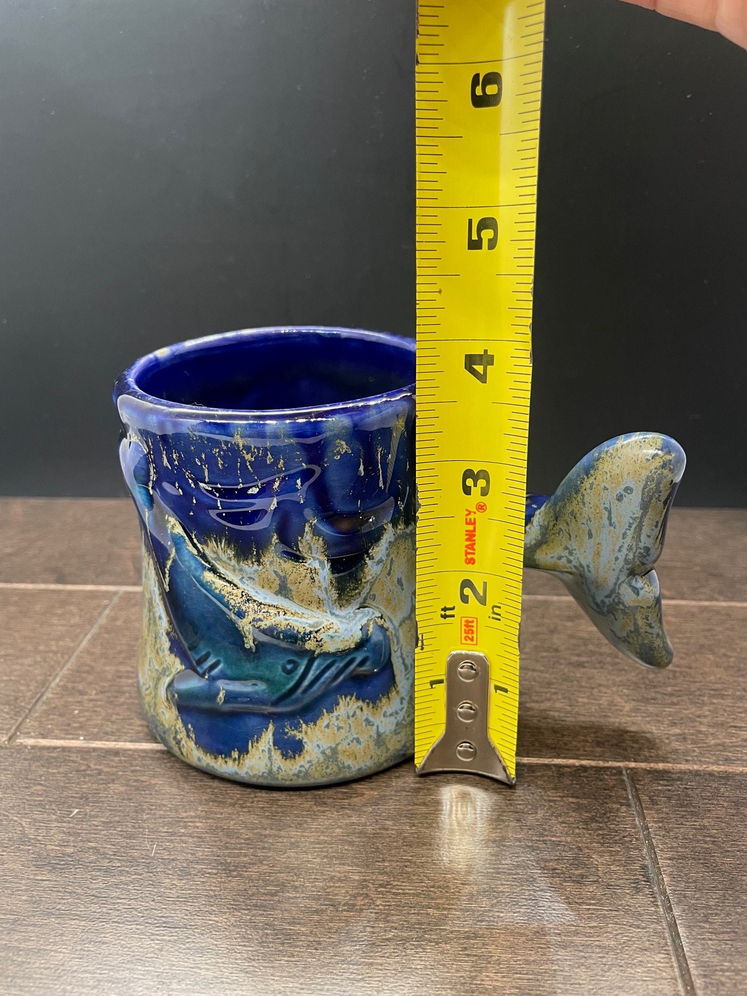Doug Wylie Whale Tail Mug With Whale Tail Handle - Etsy