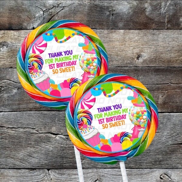 Lollipop Stickers - Etsy