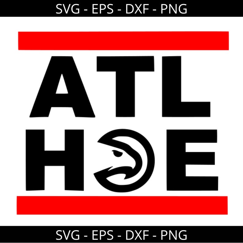 ATL Hoe Atlanta SVG Cut File - Etsy