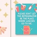 Funny Workplace Refrigerator Sign | Keep Refrigerator Clean Printable ...