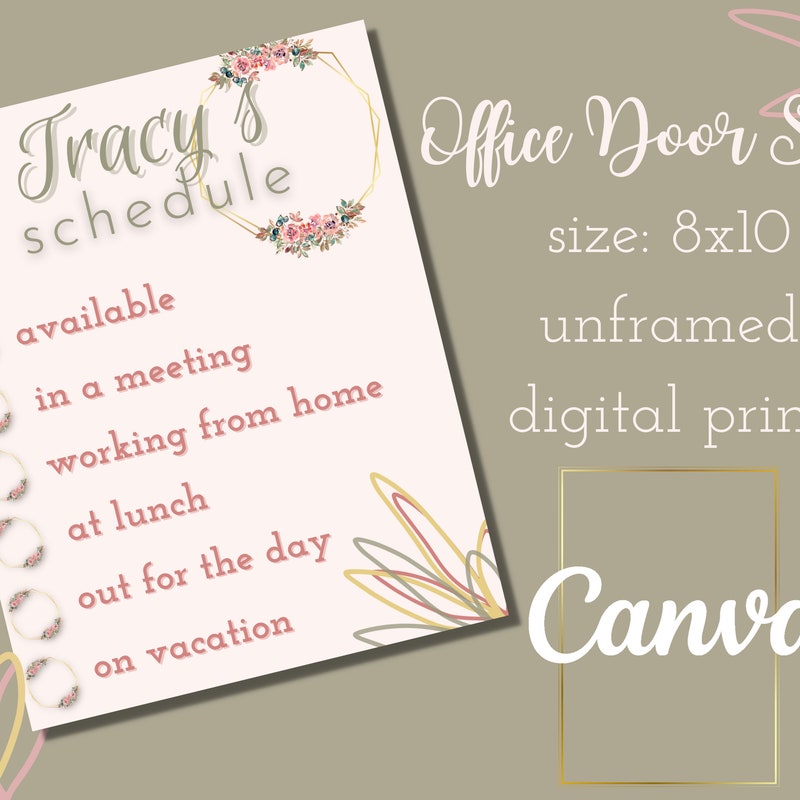 In and Out Office Signs - Etsy