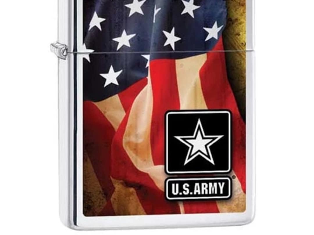 Zippo Custom Design Lighter US Army Flag 854230 - Etsy