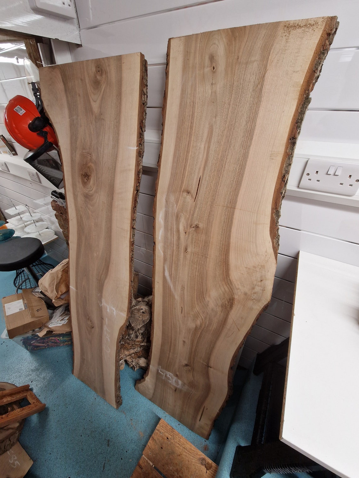 Live Edge Walnut Slabs River Table - Etsy UK