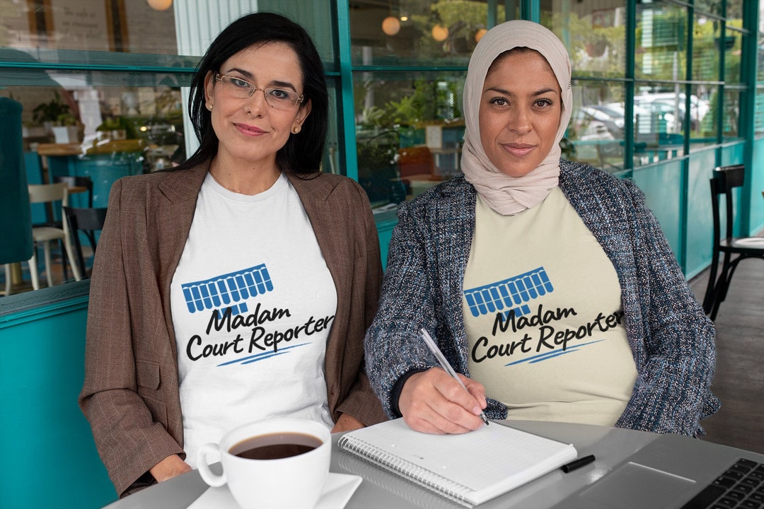Madam Court Reporter T-shirt, Court Reporting, Stenographer Shirt ...