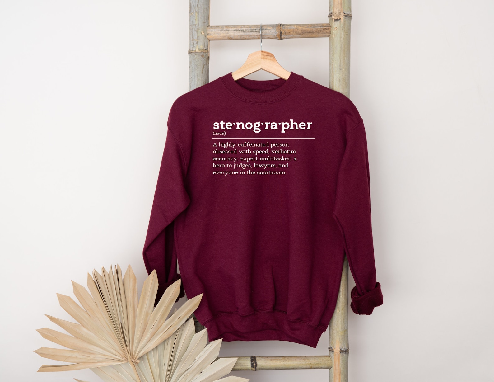 Court Reporter Definition Sweatshirt, Court Reporter Sweatshirt ...