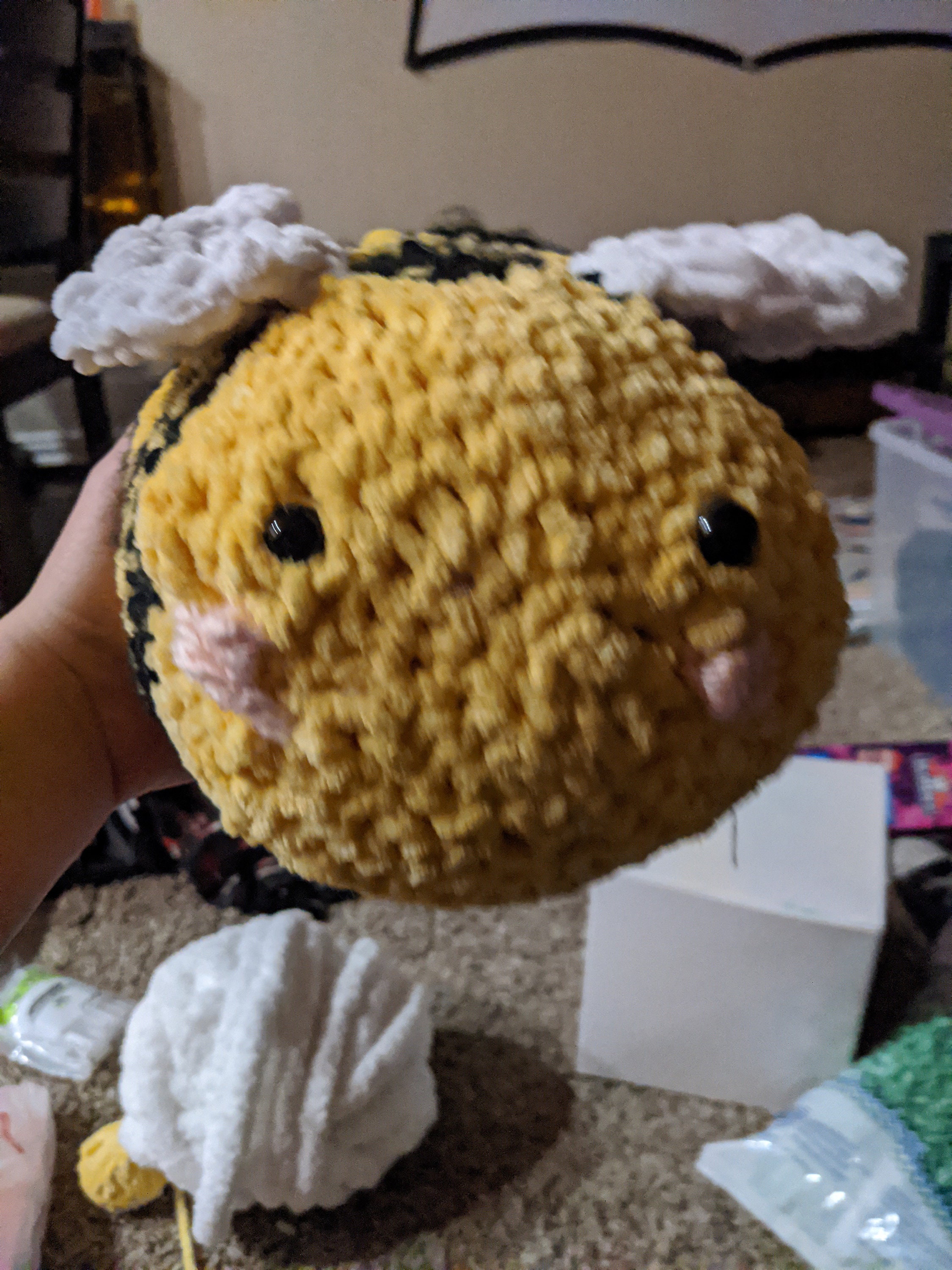 JUMBO BEE Crochet Giant Bee - Etsy