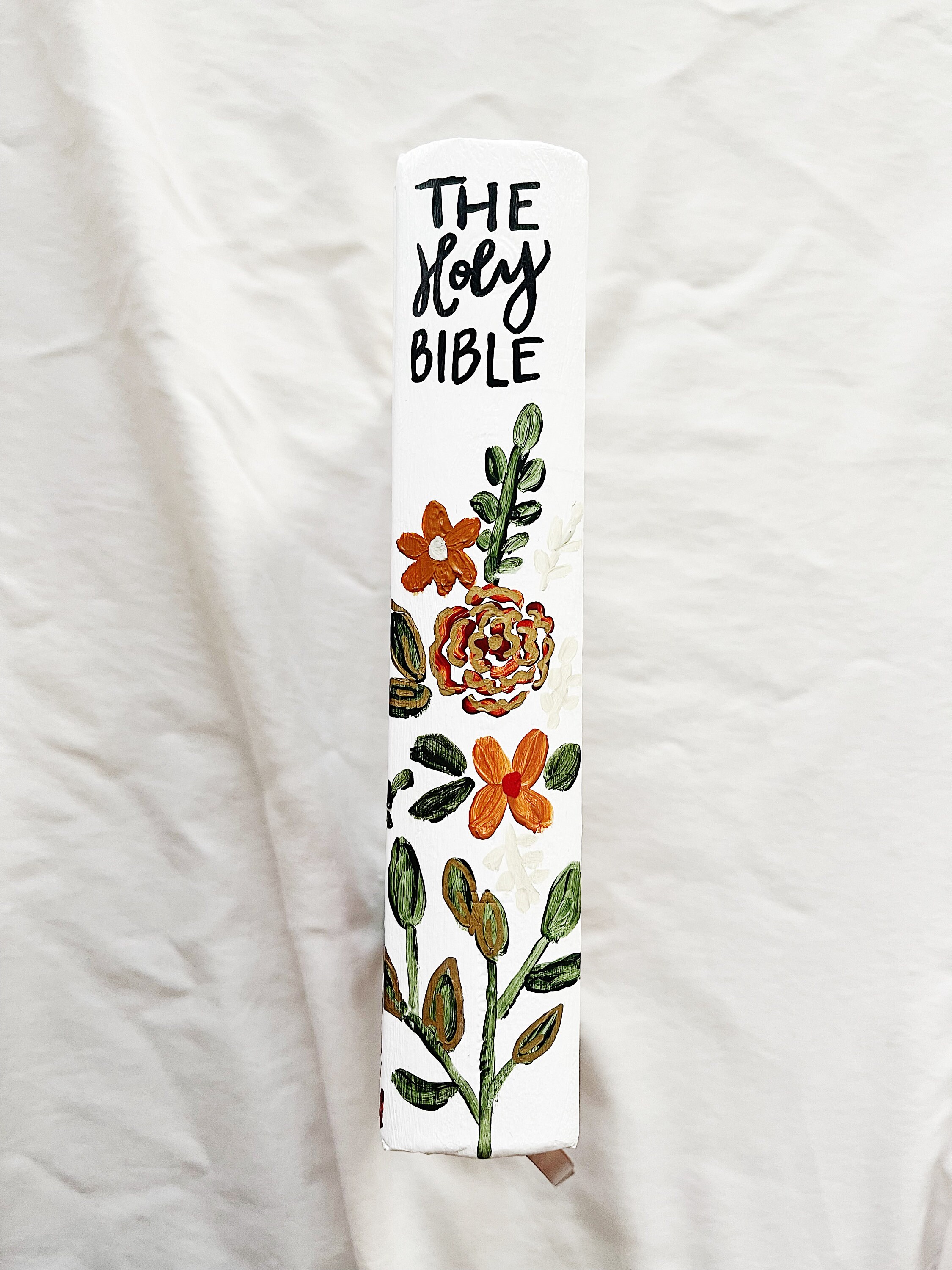 Custom Painted Bible/ Hand Lettered Bible / ESV Journaling - Etsy