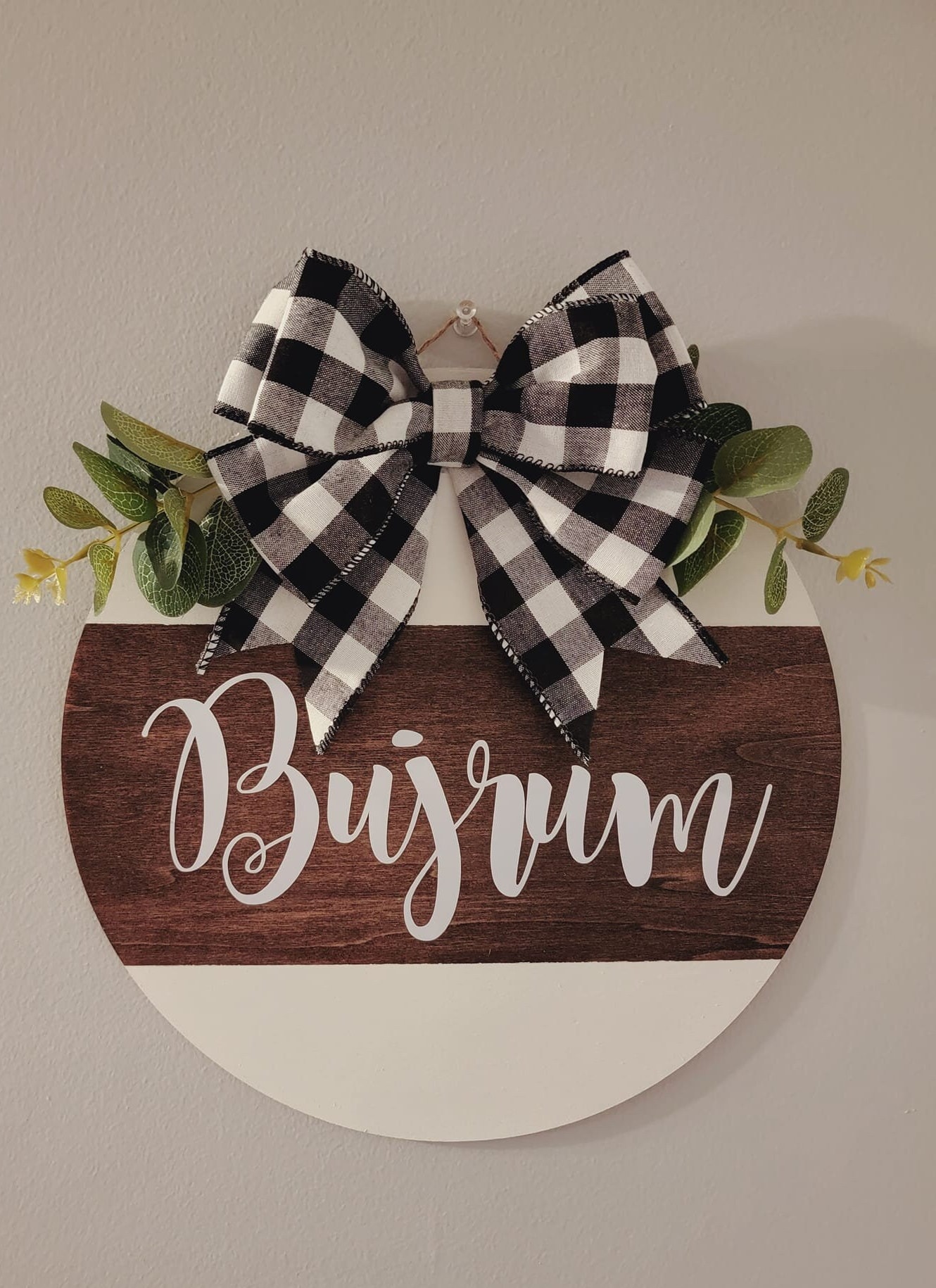 Bujrum Sign Bosnian Décor Welcome Sign Rustic Home Décor Wood Signs ...