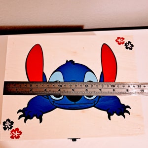 Lilo and STITCH Jewellery Box Personalised LARGE X1 - Etsy UK