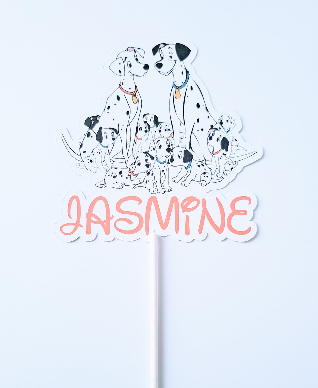 101 Dalmatian Cake Topper Personalised X1 - Etsy