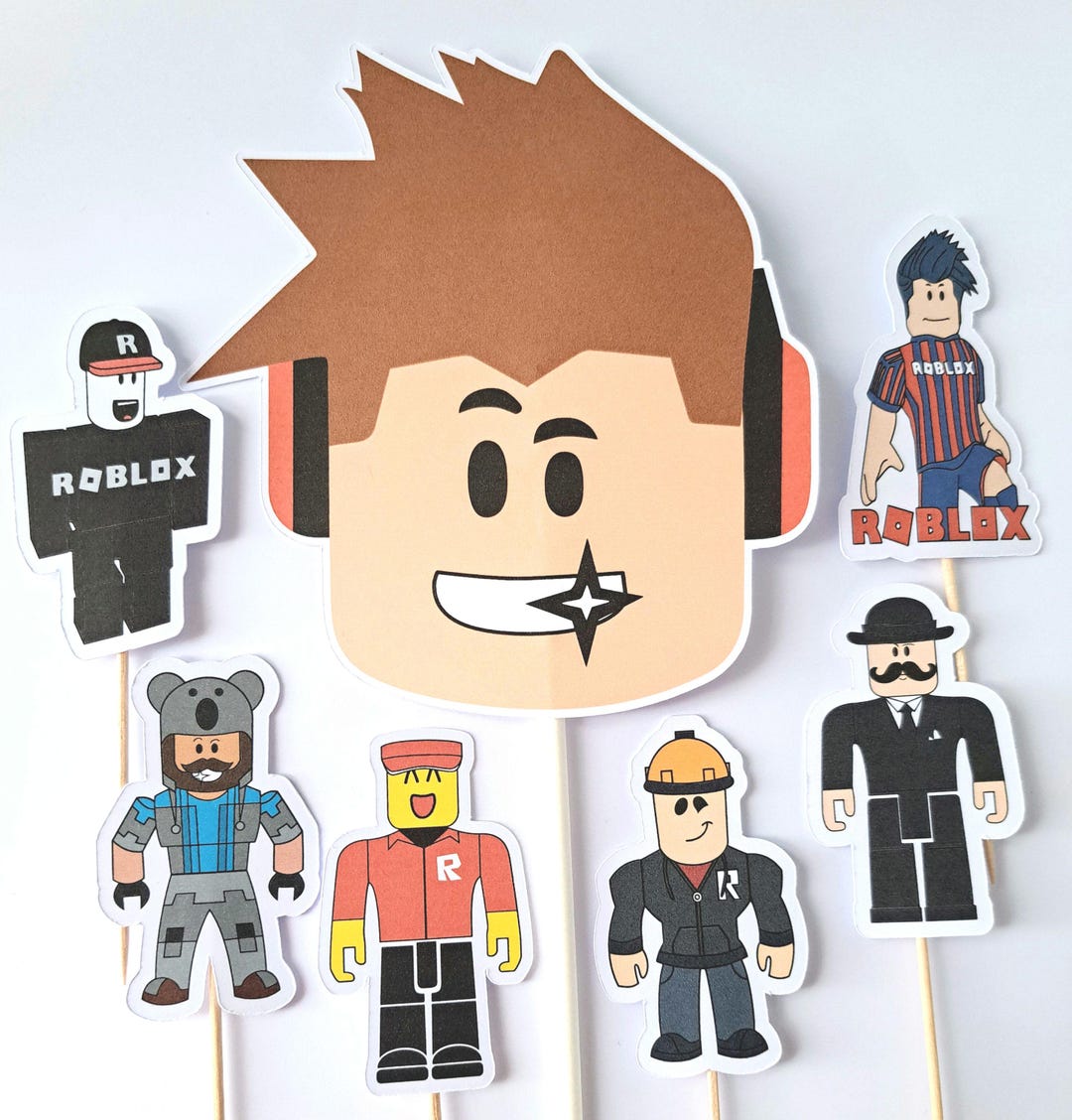 Roblox Cake Topper Set - Etsy UK