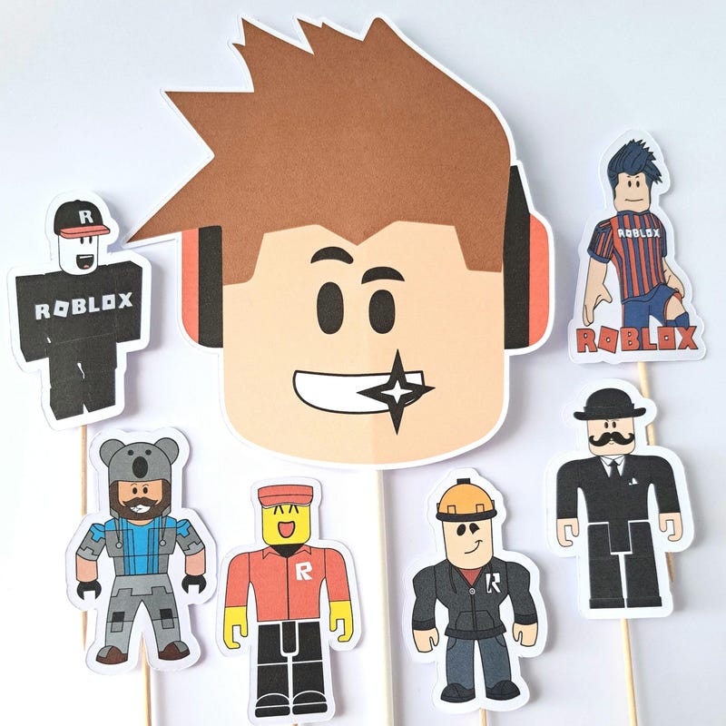 Roblox Cake Topper - Etsy UK