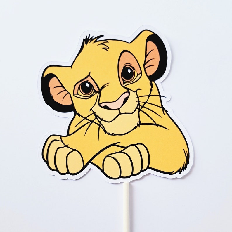 Lion King Cake Topper X1 Simba or Nala Various Designs - Etsy UK