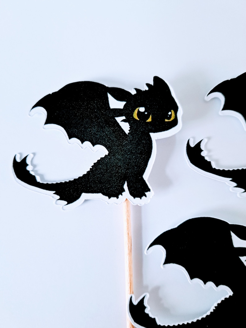 How to Train Your Dragon Cupcake Toppers X6, Various Designs - Etsy UK