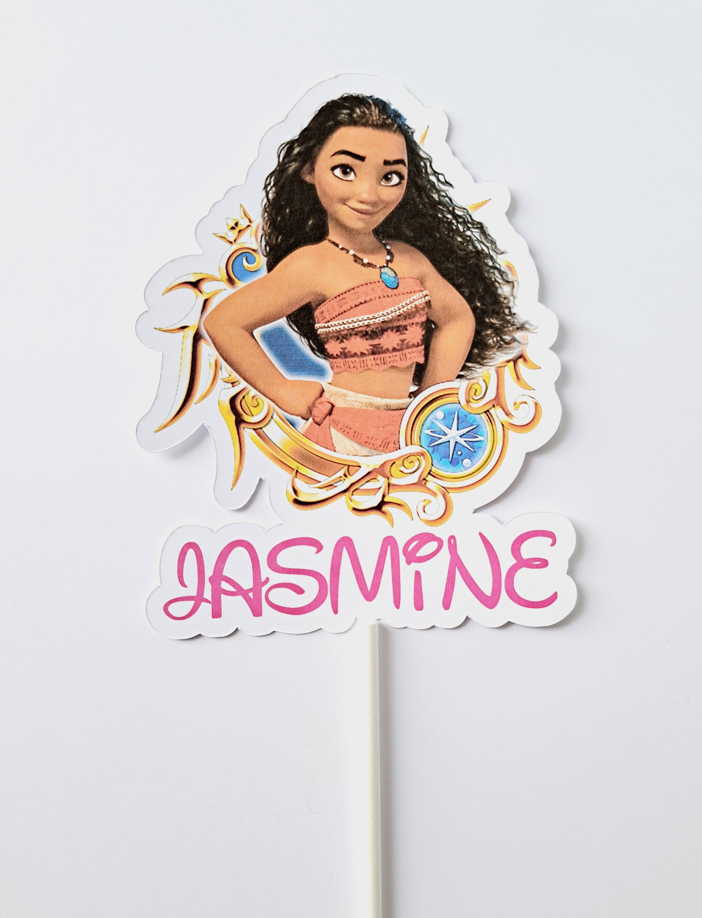 Princess Cake Topper Personalised Mulan Elena Raya Frozen - Etsy