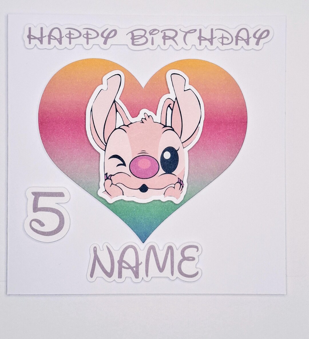 Lilo and Stitch Birthday Card X1 Personalised - Etsy