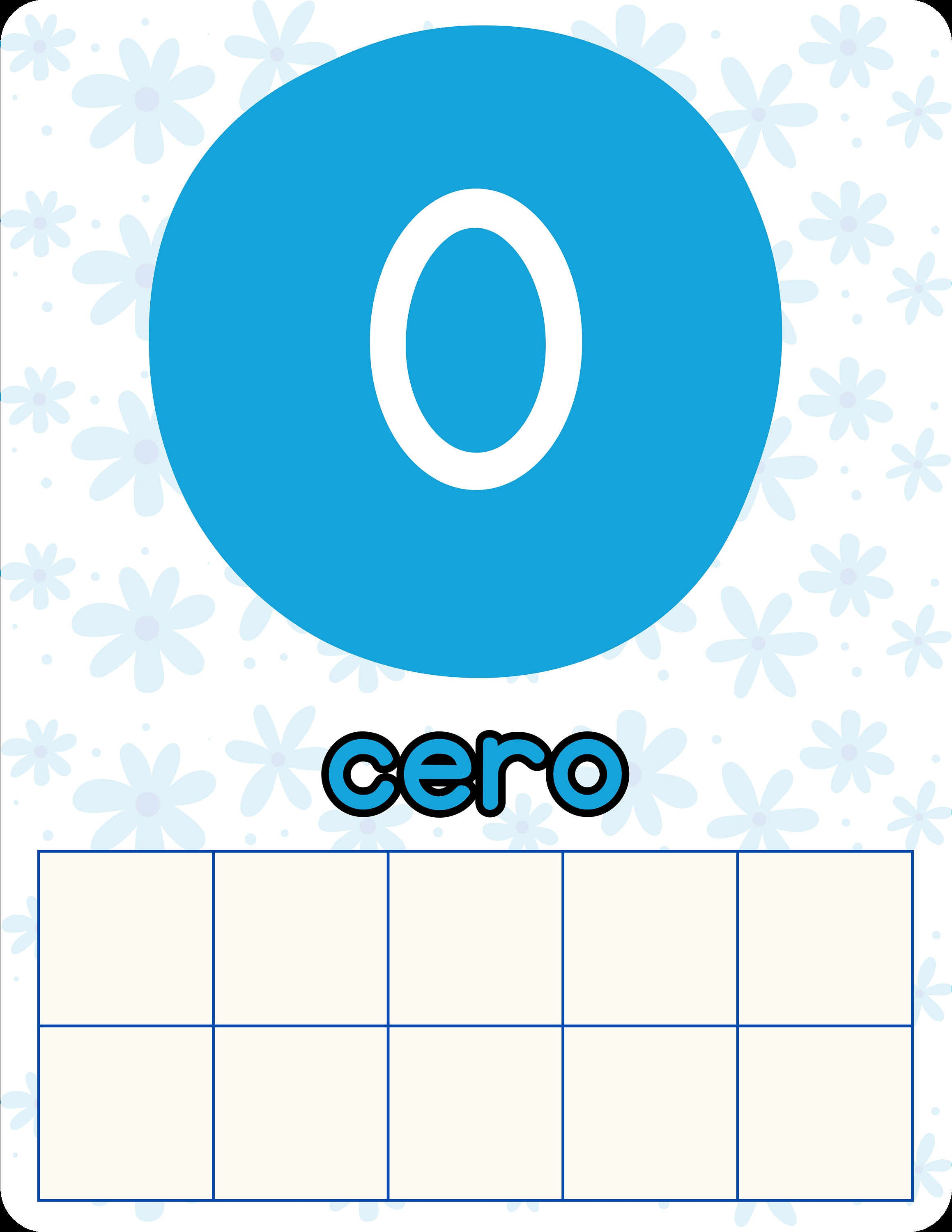 Números Del 0-20 Tarjetas Digitales - Etsy