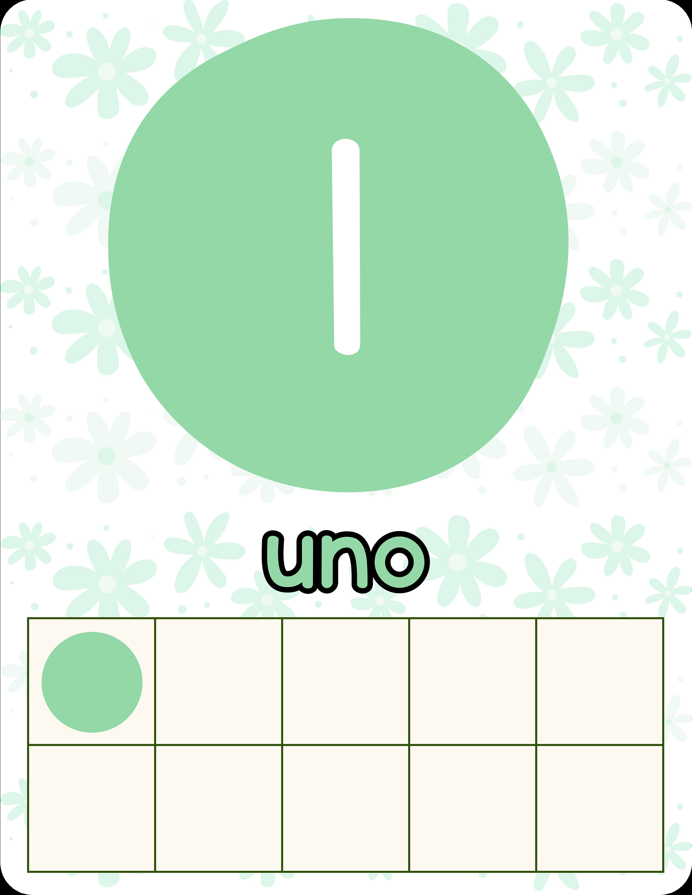 Números Del 0-20 Tarjetas Digitales - Etsy