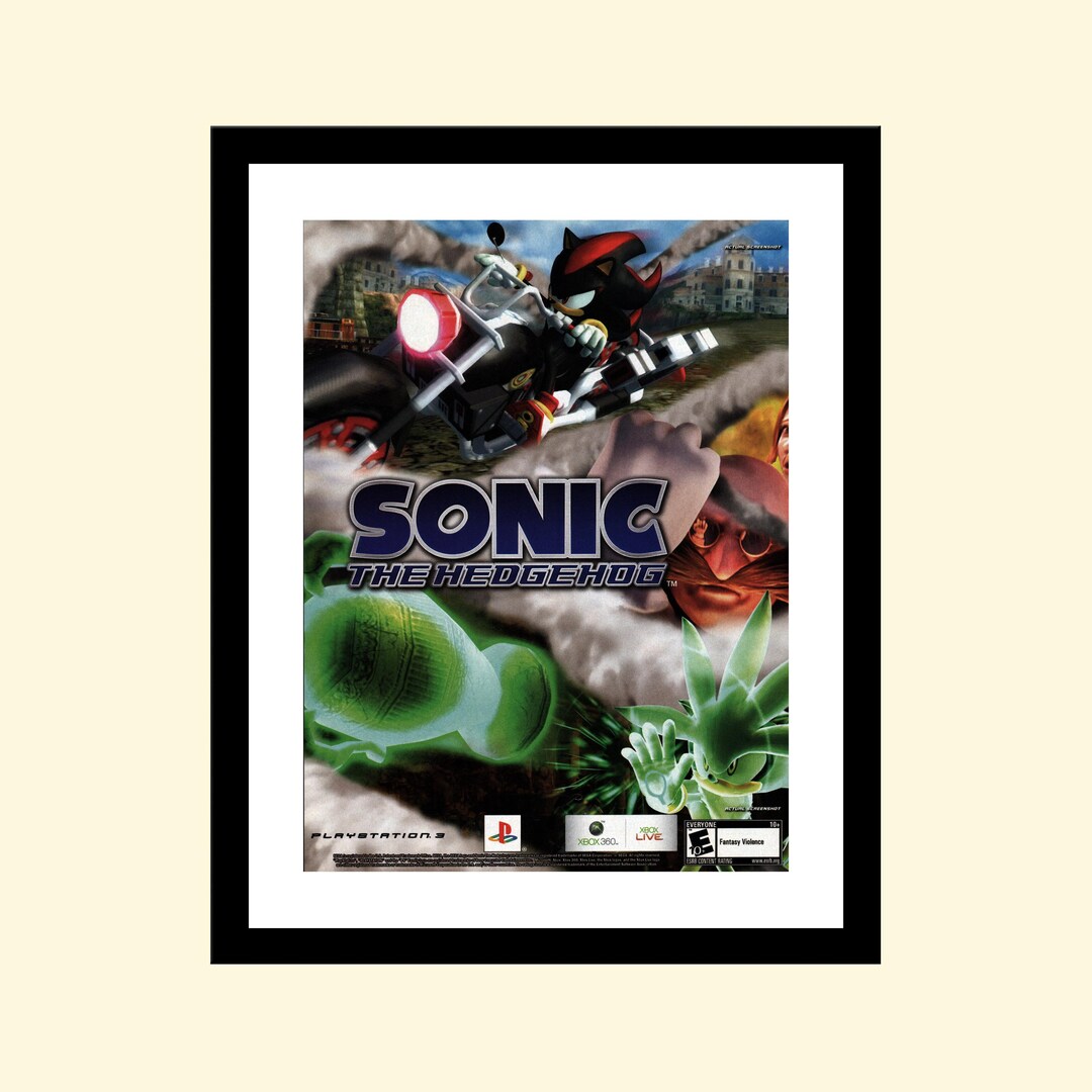 Vintage 2000s Sonic the Hedgehog 15th Anniversary Video Game Magazine ...