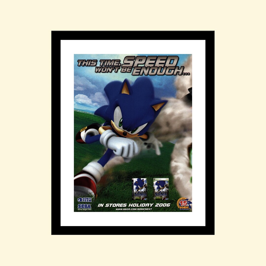 Vintage 2000s Sonic the Hedgehog 15th Anniversary Video Game Magazine ...