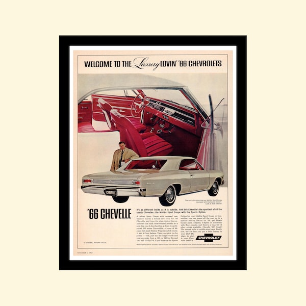 Chevy Chevelle Posters - Etsy