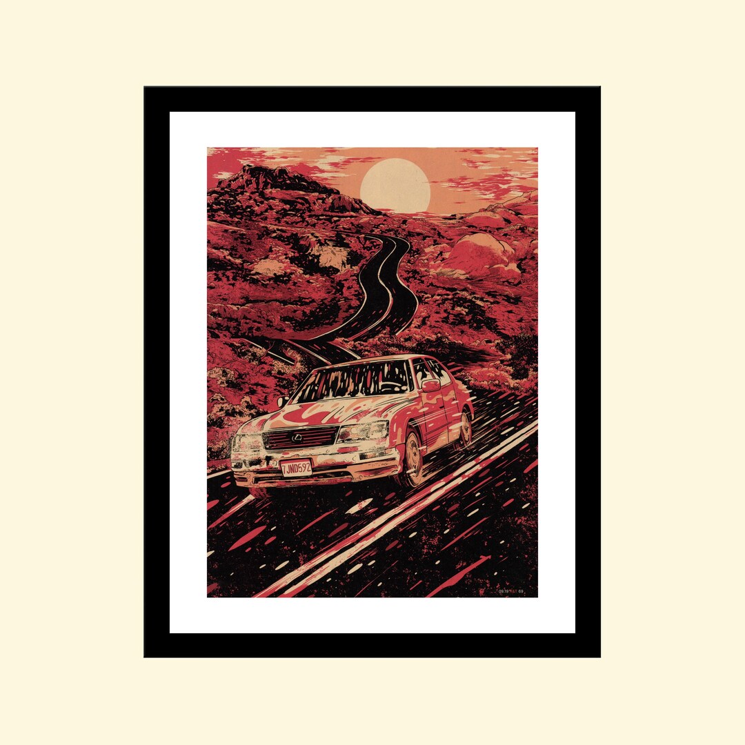 Vintage 1996 Million Mile Lexus LS400 2019 Magazine Ad Framed, Retro ...