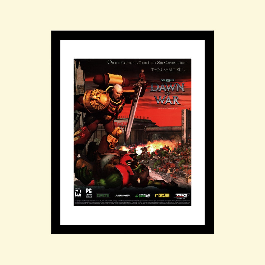 Vintage 2000s Warhammer 40k Dawn of War Real-time Strategy Video Game ...