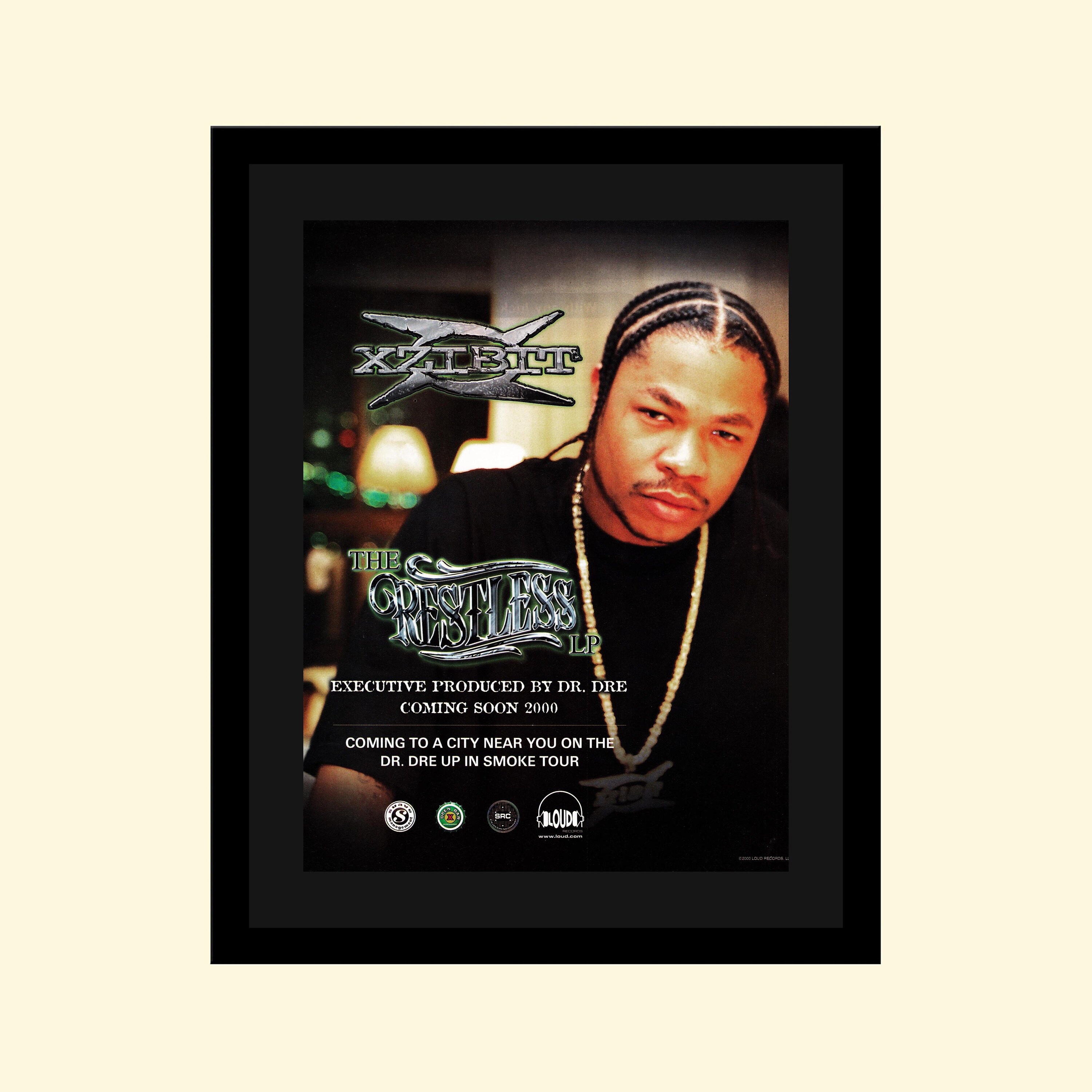 Vintage 2000s Xzibit the Restless Album Ad Framed - Etsy