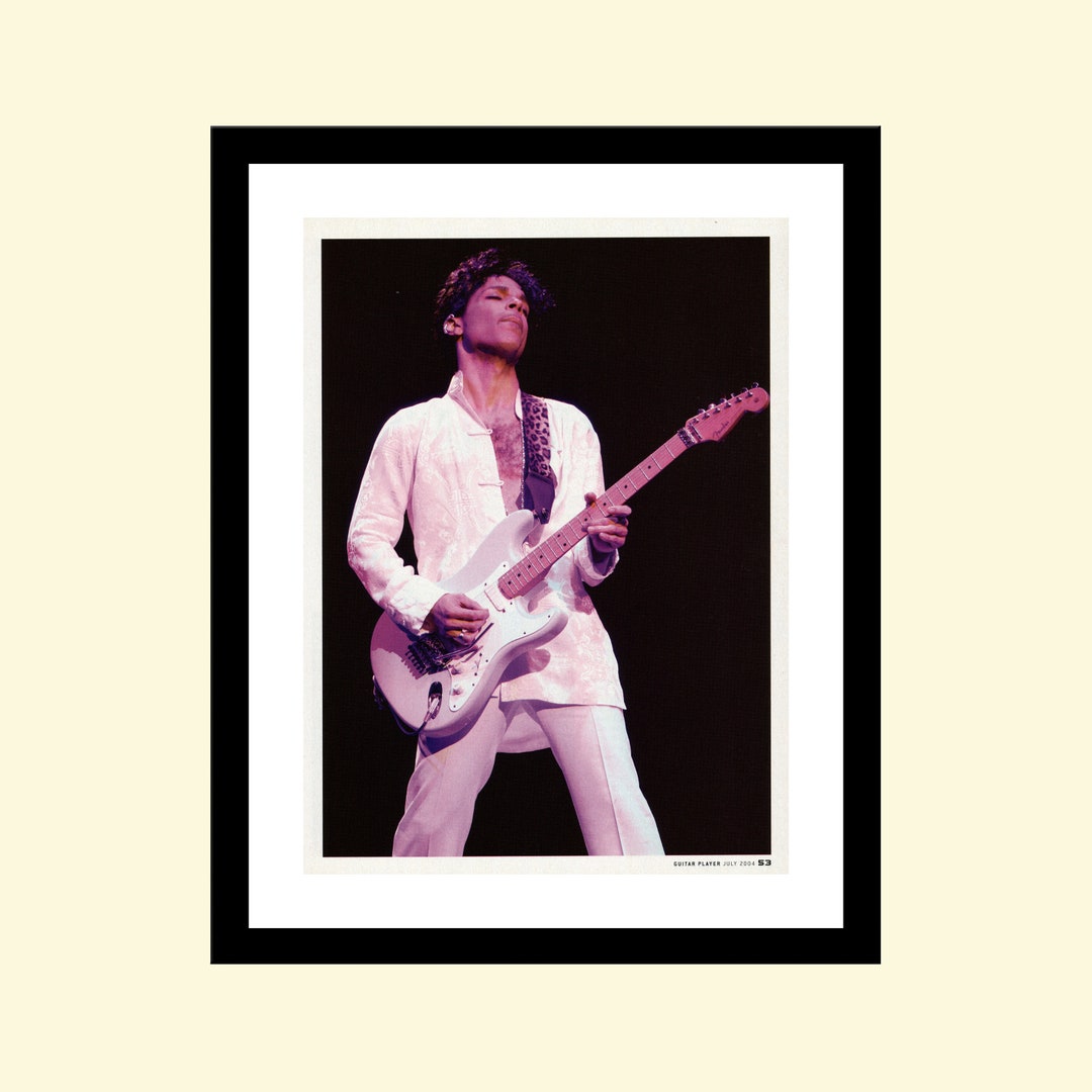 Vintage 2000s Prince Picture Ad Framed, Retro Music Singer Photo ...
