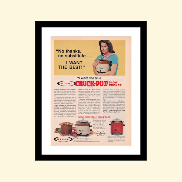 70s Crock Pot - Etsy