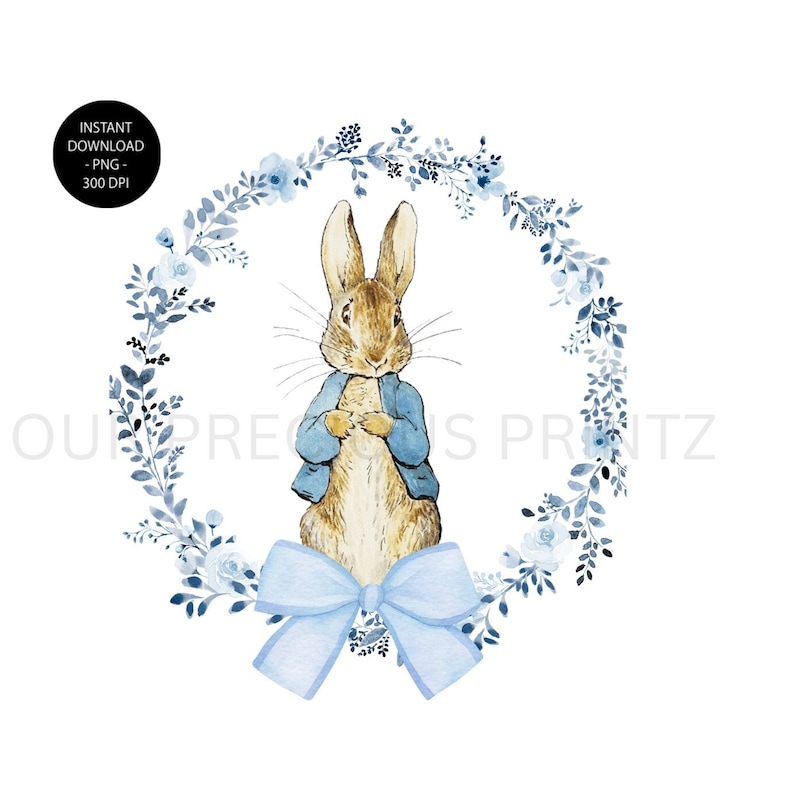 Peter Rabbit Drawing - Etsy