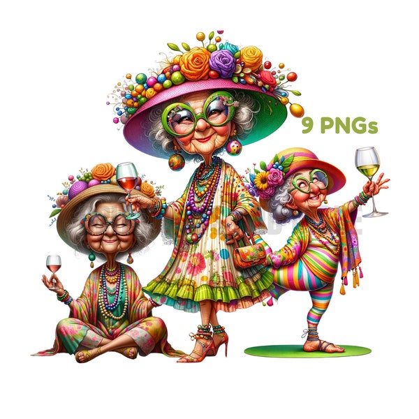 Old Lady Birthday Svg - Etsy