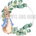 Peter Rabbit Birthday Cake PNG, Blue Jacket Peter Rabbit Happy Birthday ...