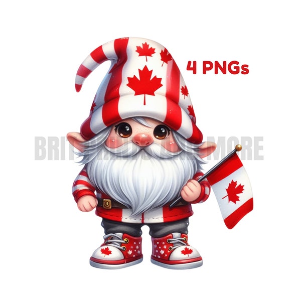 Canada Gnome Art - Etsy