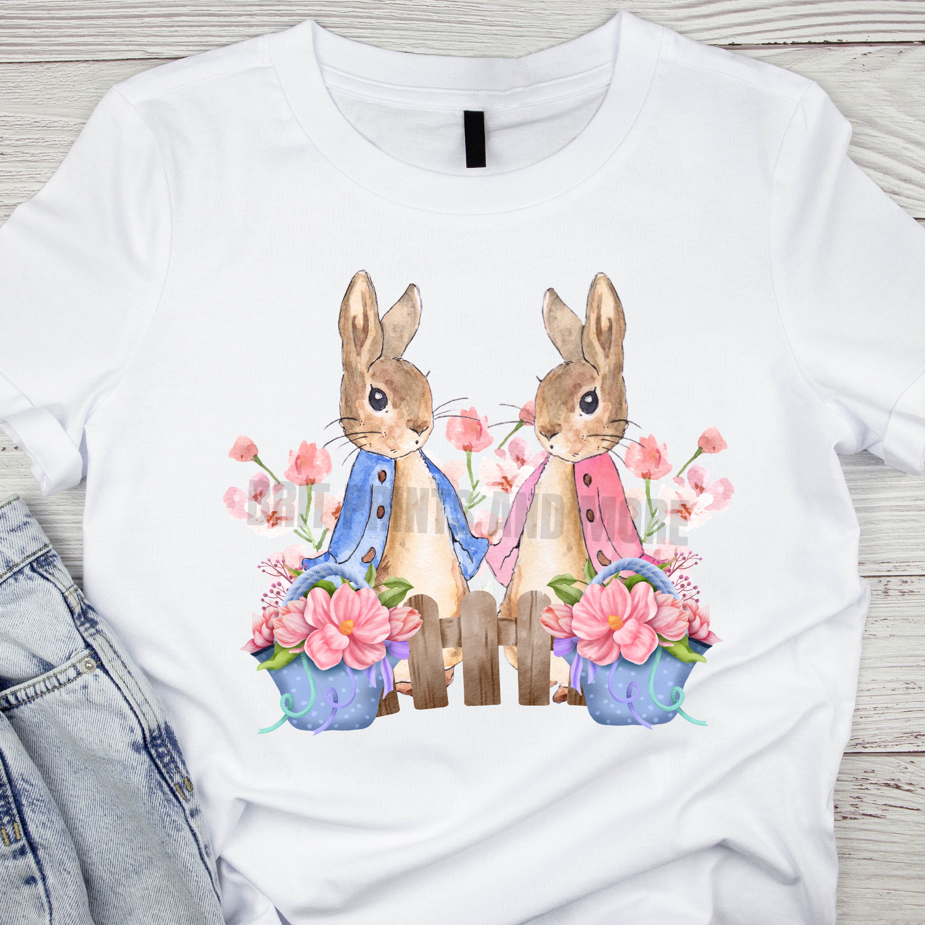 Peter Rabbit Flopsy Bunny Garden PNG, Cute Peter Rabbit Flowers Clip ...
