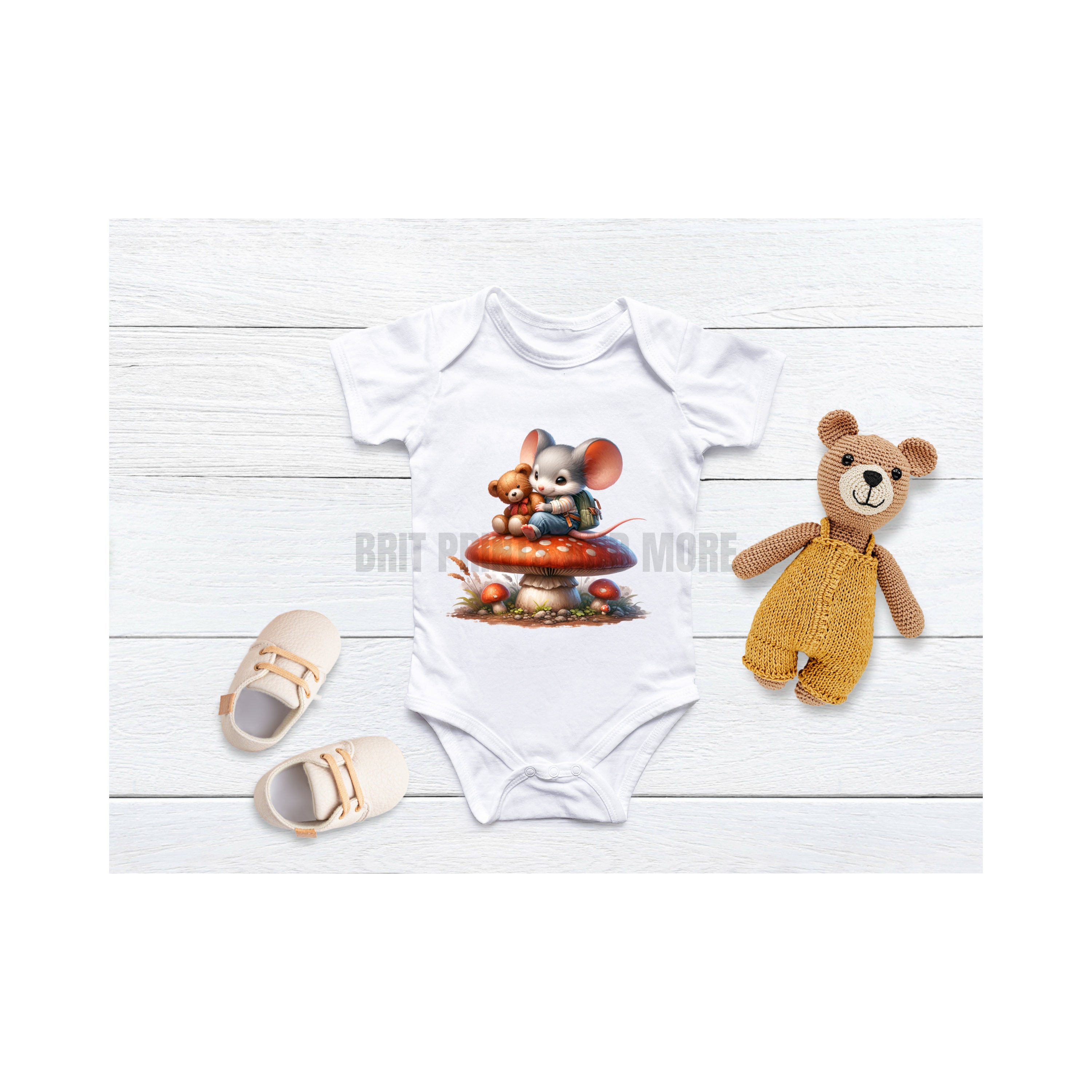 Set of 8 Cute Toadstool Mice PNG, Cute Book Mice Gnome Clip Art, Mouse ...