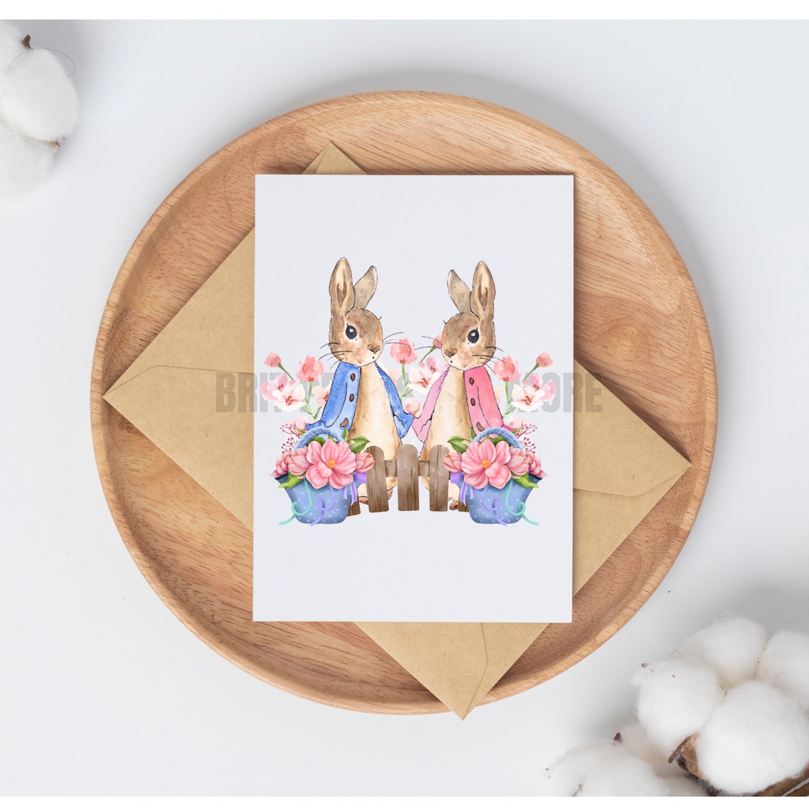 Peter Rabbit Flopsy Bunny Garden PNG, Cute Peter Rabbit Flowers Clip ...