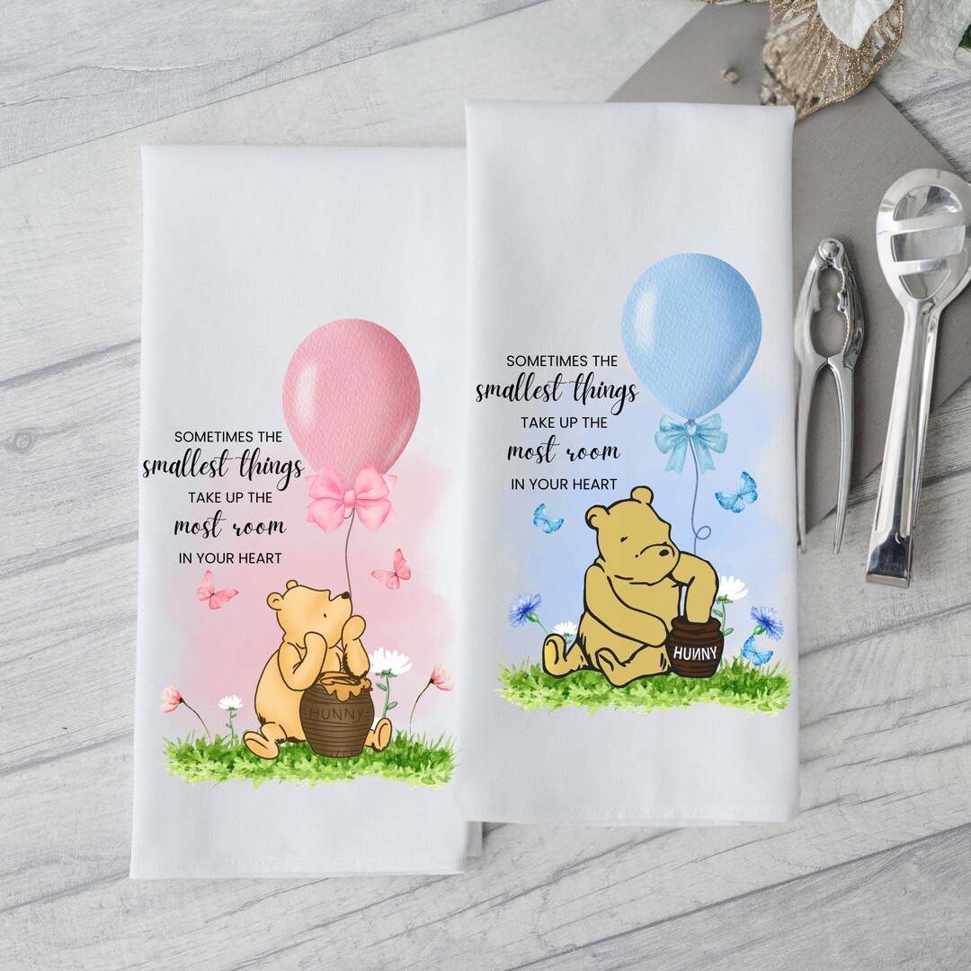 Classic Winnie-the-pooh Smallest Things Kitchen Towel, Classic-pooh ...