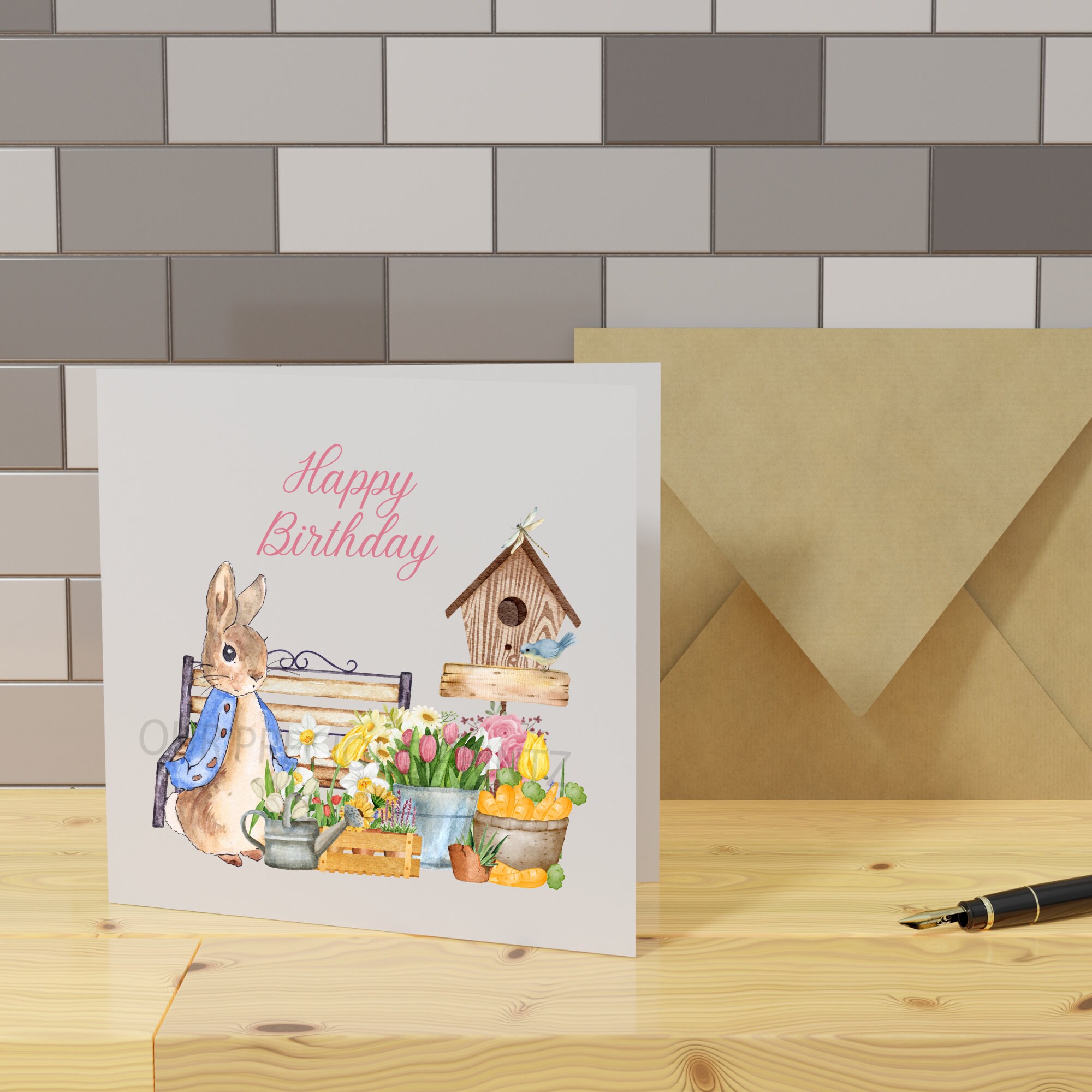 Peter Rabbit Blue Spring Garden PNG, Blue Jacket Peter Rabbit Carrots ...